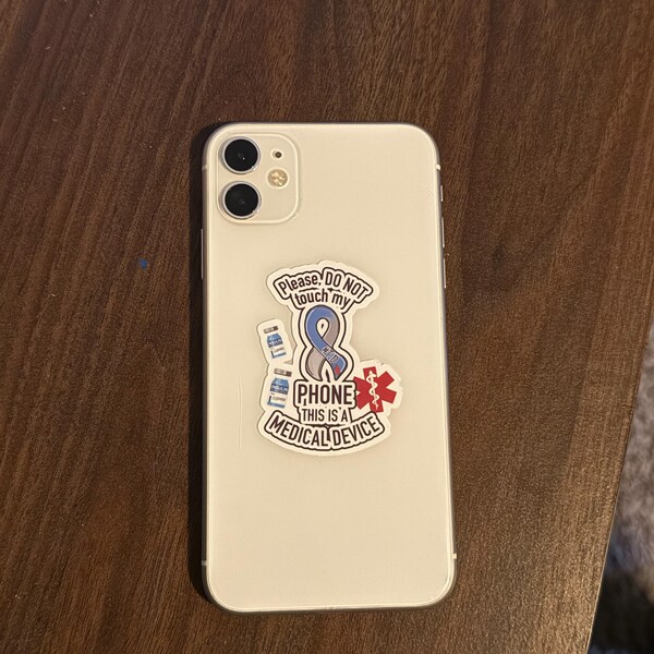 Type 1 Diabetes Phone Sticker/ T1D Stickers/ Type 1 Diabetes Awareness ...