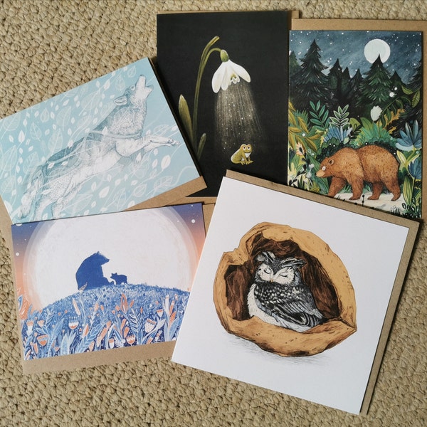 Brown Bear // Signed A4 Print - Etsy