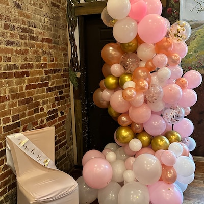 Blush Pink Rose Gold Balloon Garland Kit, Ballon Arch Kit, Pink Blush ...