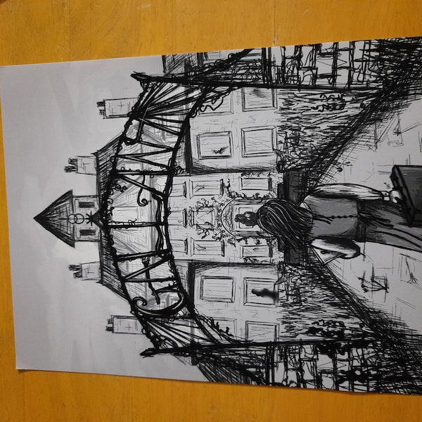 Hartfield Art Print, Inspired by Jane Austen Emma, Literary Locations ...