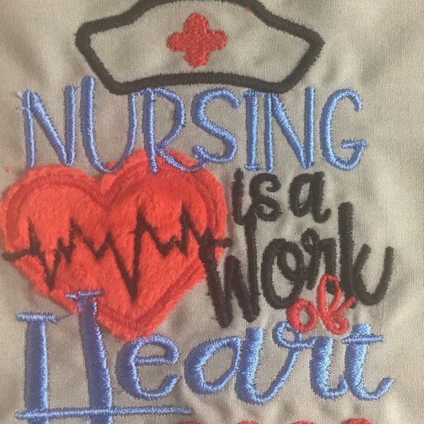 Nurse Embroidery Design Nurse Applique Nursing Embroidery Nurses ...