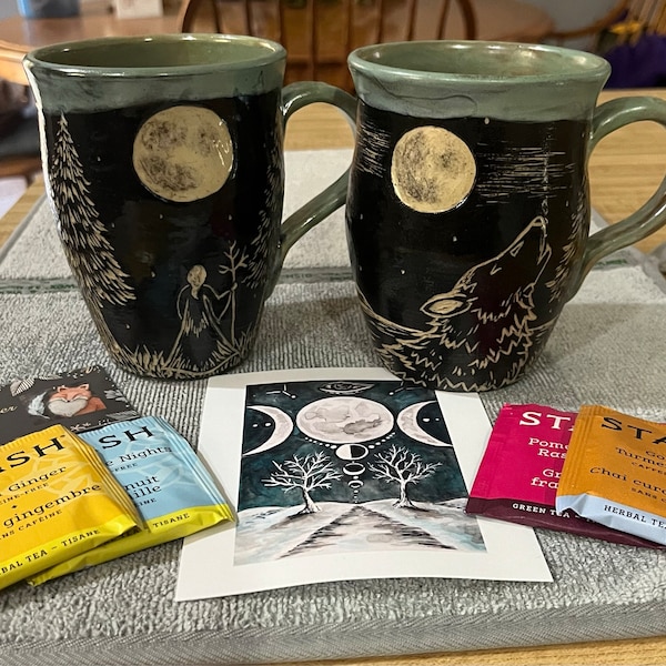 Witch Full Moon Mug (made to Order) - Etsy
