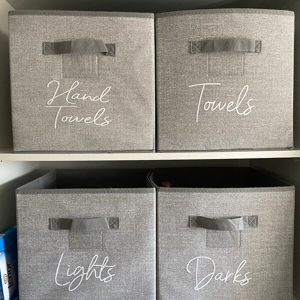 Kallax Drona Storage Label LAUNDRY ANY TEXT Labels Decals - Etsy UK