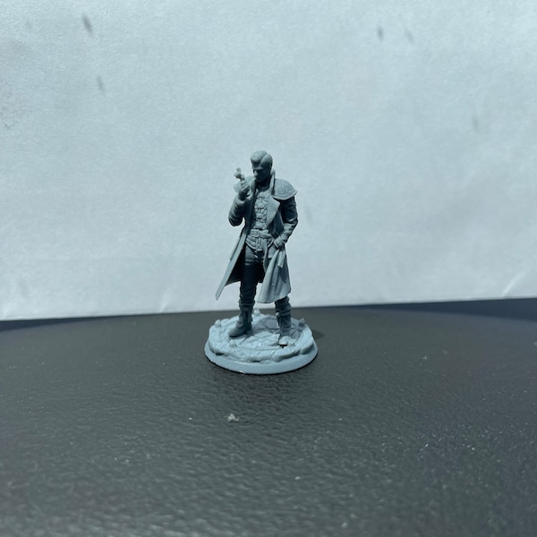 Knight Paladin Cleric Priest Miniature 28mm 32mm Scale 8K Resin 3D ...