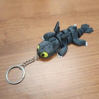 3d Printed Toothless Inspired Toy / How to Train Your Dragon Inspired ...