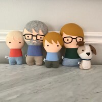 Handmade Personalized Family. Rag Doll. Custom Your Own - Etsy Australia