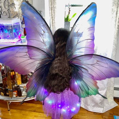 Dark Gray Angel Wings, Black Angel Wings, Gray Lucifer Wings, Wedding ...