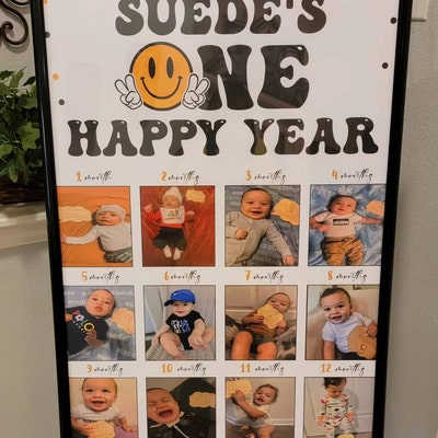 EDITABLE Honey Bee First Birthday Chalkboard Poster. Printable Bee-day ...