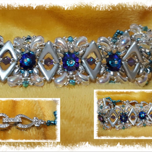 Marbles Necklace -beading Tutorial - Zoliduo Pearls Super Duo Drops - Beading Pattern - Beaded ...