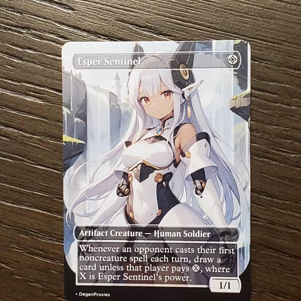 3x Anime Human Token Set - Custom MTG Double-sided 1/1 Human & 1/1 ...