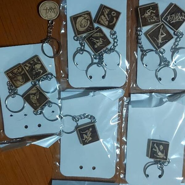 Monster Hunter Icons & Village Keychains - Handcrafted Wooden Set - Etsy