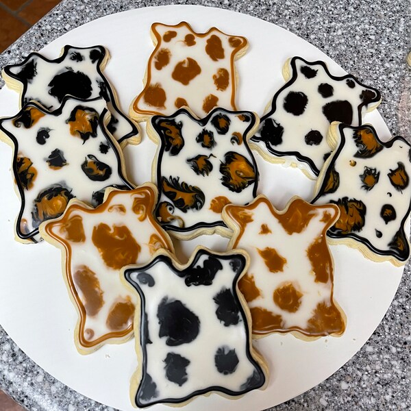 Cowhide Cow Hide Cookie Cutter - Etsy