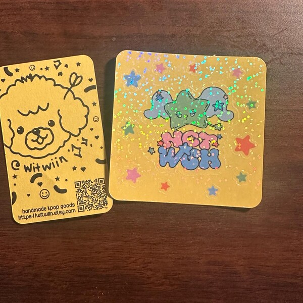 NCT WISH Holographic Vinyl Sticker Decal - Etsy