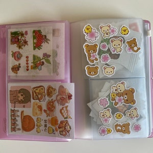 Sticker Storage Book Comfort Sticker Album 36 Pockets Scrapbook ...