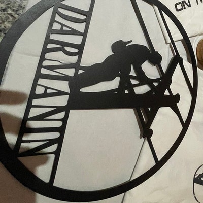 Lineman Last Name Metal Sign Lineman Gift Lineman Sign Personalized ...