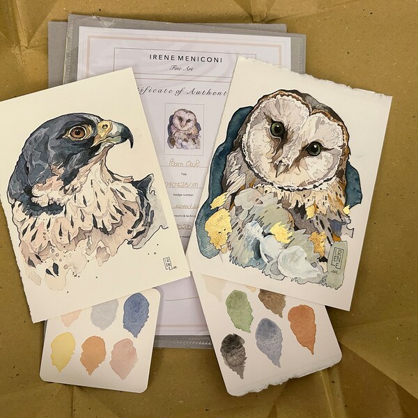 PRINT Limited Edition Ren'art, Foxes and Flowers, Giclée Print, Fine ...