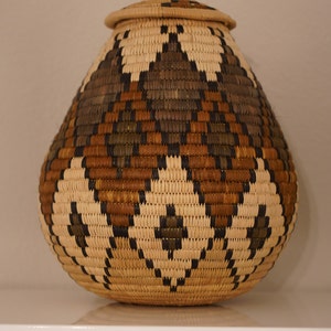Assorted Handwoven African Basket // Fine Weave Storage Plant Basket ...