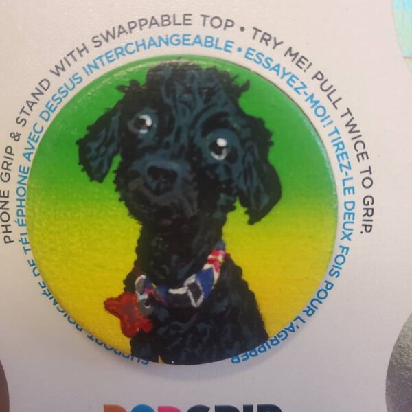 Daisy Pop Socket (hand Painted) - Etsy