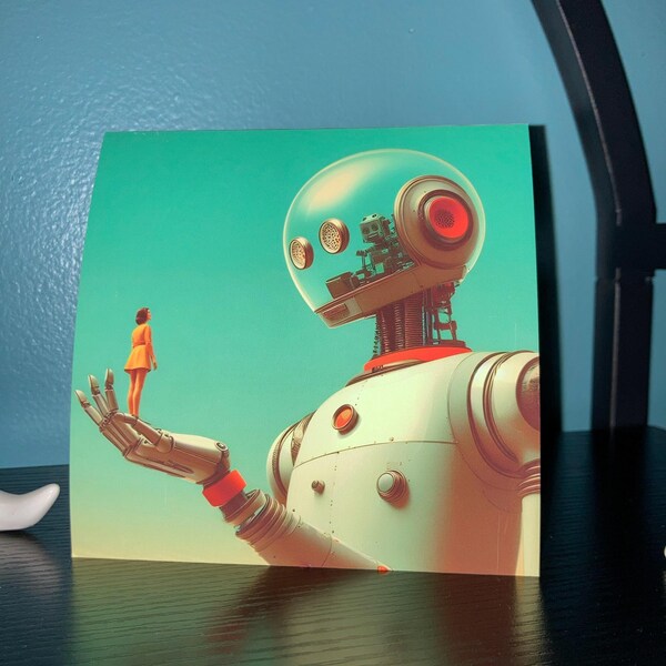 UFO Art, Retro Sci-fi Art, Vintage 1950's Inspired - Space Cowboy ...
