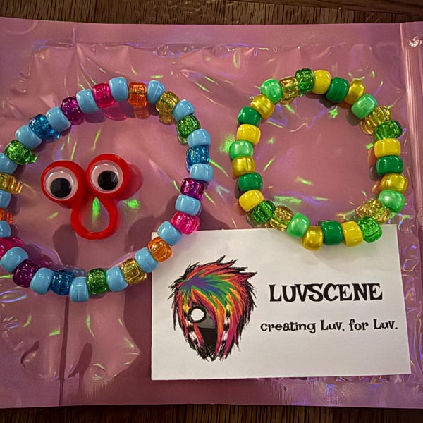 LUVSCENE - MLP My Little Pony Rainbow Dash INSPO Handmade Single Beaded ...