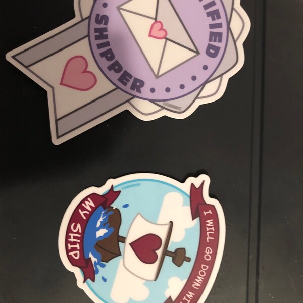 Certified Shipper Sticker | I Ship It! Fanfic Collection - Etsy