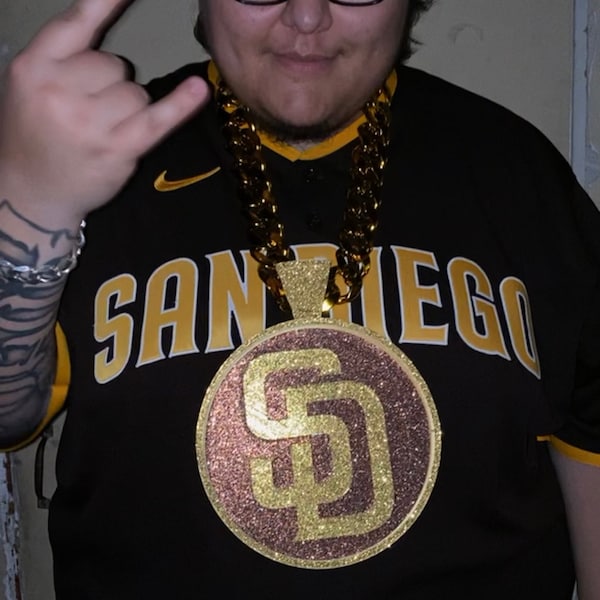 Custom Swag Spinner Chain Logo Miami Cuban Link Swag Bling Turnover ...