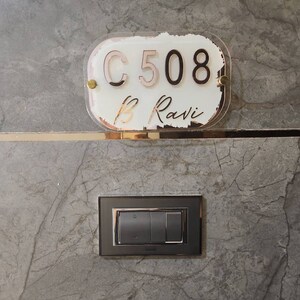 Large Door Plaque, Rounded Edge House Sign - Etsy