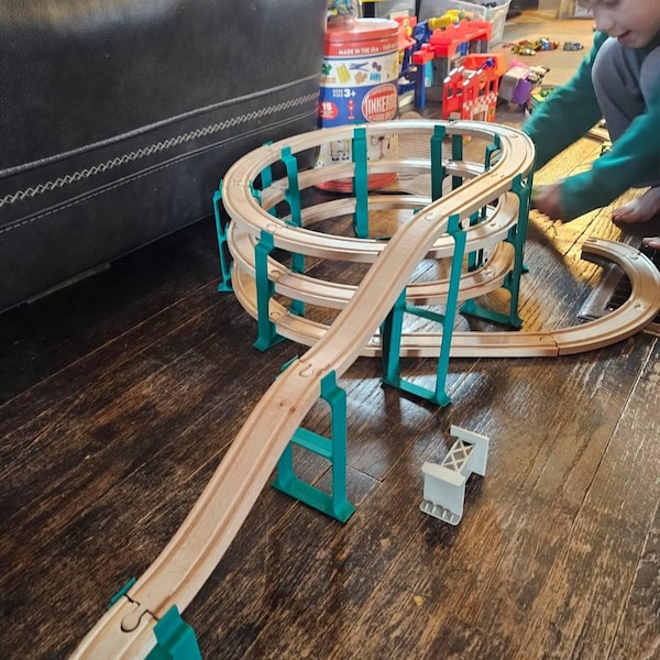 Spiral Mountain | Extension for Train Tracks Brio / Lillabo / Playtive ...