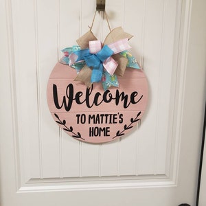 Welcome Peeps Wreath Sign Wreath Attachment Wreath Supplies | Etsy