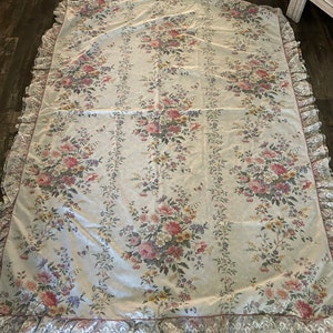 Vintage Dressing Gown and Neglege Set, Matching Floral Pink Robe ...