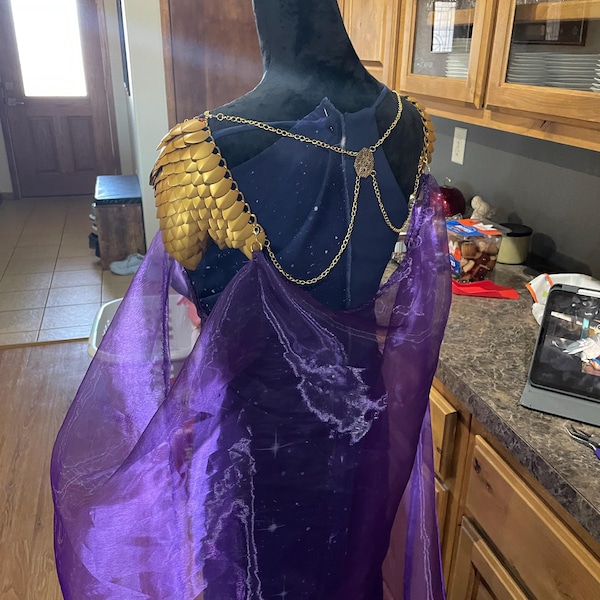 TUTORIAL How to Make Scale Mail Cape - Etsy