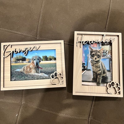 Personalized Cat Frame Custom Cat Name Picture Frame Gifts for Cat ...