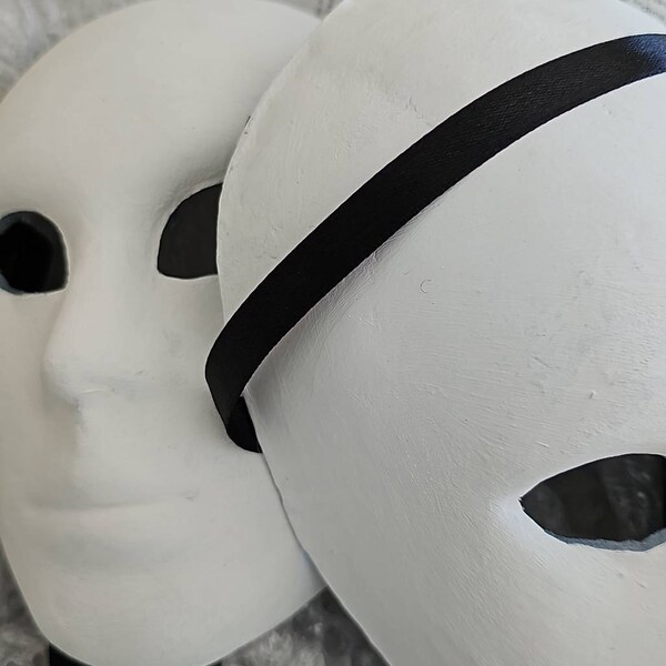 Tragic Mask Comic Mask, Tragicomic Mask Made by Hand in Papier-mâché ...