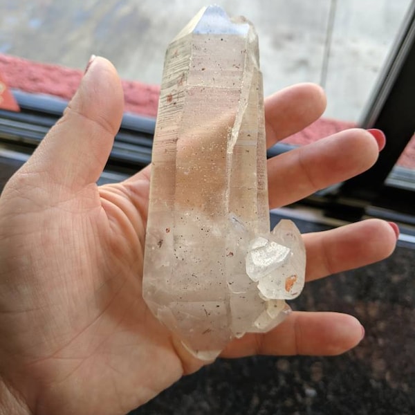 Natural Aura Golden Himalayan Quartz Crystal Cluster/tibet Energy ...