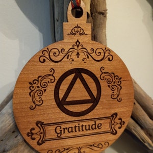 ALCOHOLICS ANONYMOUS: AA Symbol floating Sobriety - Etsy