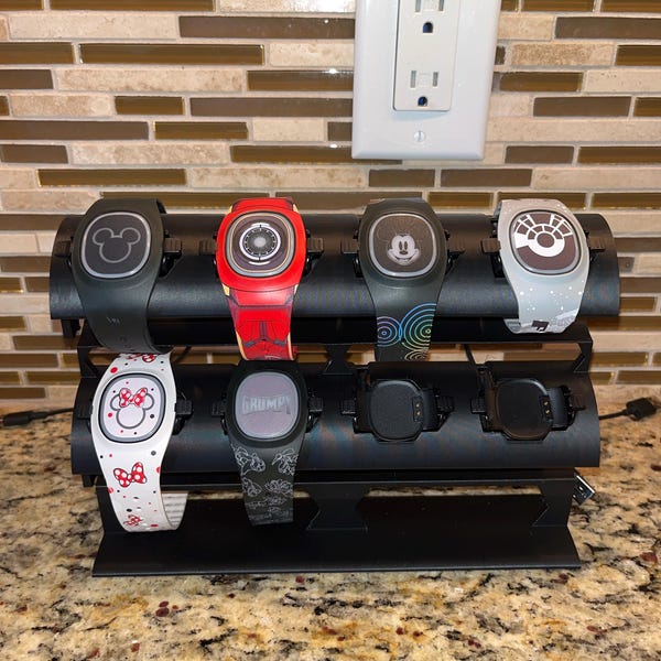 Youth Double Decker Disney Magicband+ & Charger Display Stand - Etsy