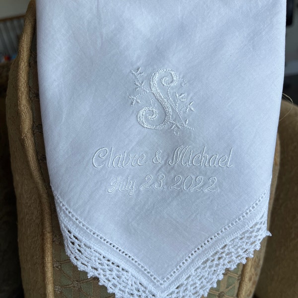 Handkerchief Gift Box, Flat Fold Envelope for Wedding Handkerchiefs ...