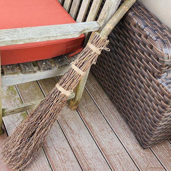 Pagan Besom Broom Natural Witch Broom Wiccan Wedding Broom Witches ...