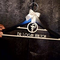 Stethoscope Hanger, White Coat Hanger, Gift for New Doctor, Christmas ...