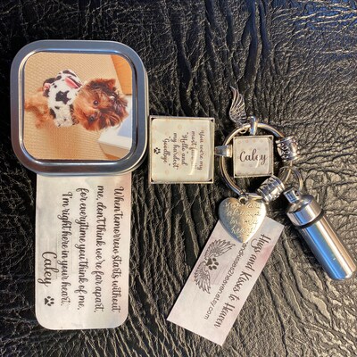 Pet Memorial Key Ring Pet Memorial Keychain With Custom Photo and ...