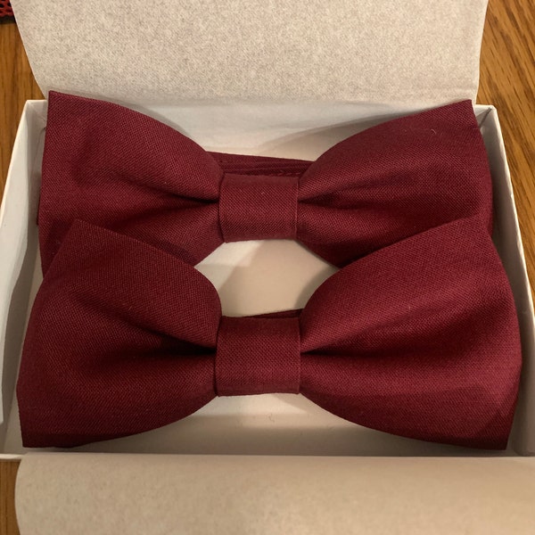 Mens Burgundy Bow Tie, Wine Bow Tie, Bordeux Bow Tie, Cabernet Bow Tie ...