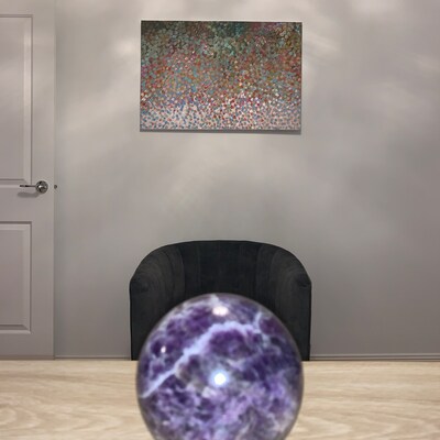 Yooperlite Sphere UV Reactive Stand Included C - Etsy