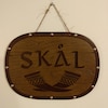 Skål Bar Sign, Viking Home Decor, Skal Norse Gift, Drinking Horn Wall ...