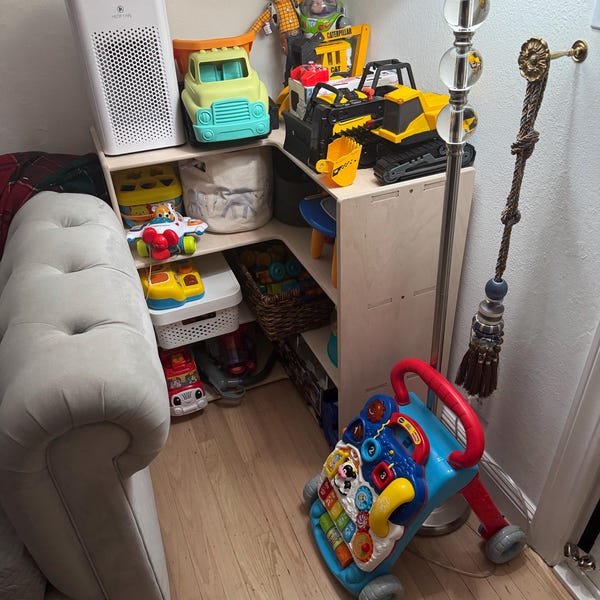 Montessori Toy Shelf Toddler Corner Toy Shelf Montessori Wooden ...