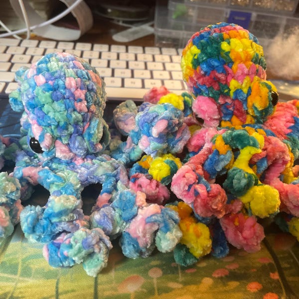 NO-SEW Crochet PATTERN: Paula the Octopus english/français - Etsy