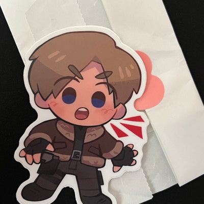 Leon Kennedy Resident Evil 3 Matte Vinyl Stickers - Etsy