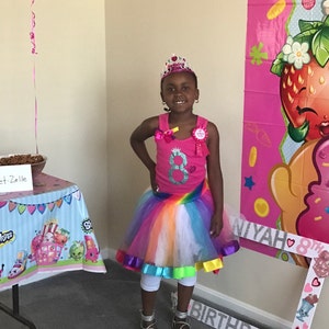 Rainbow 8th Birthday Outfit Rainbow Socks Rainbow Hair Bow Hot Pink ...