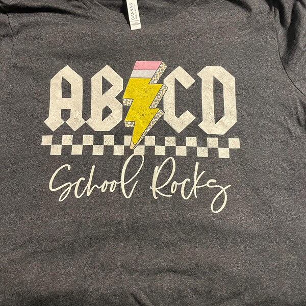 Custom Teacher Shirt Retro ABCD Teacher Name Shirts for Back to School ...