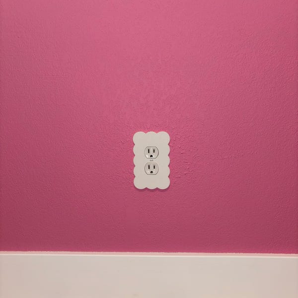 Pastel Green Rounded Corner Light Switch Cover Double Rocker Custom ...