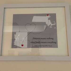 Exchange Student Map Raleigh North Carolina USA Matera - Etsy